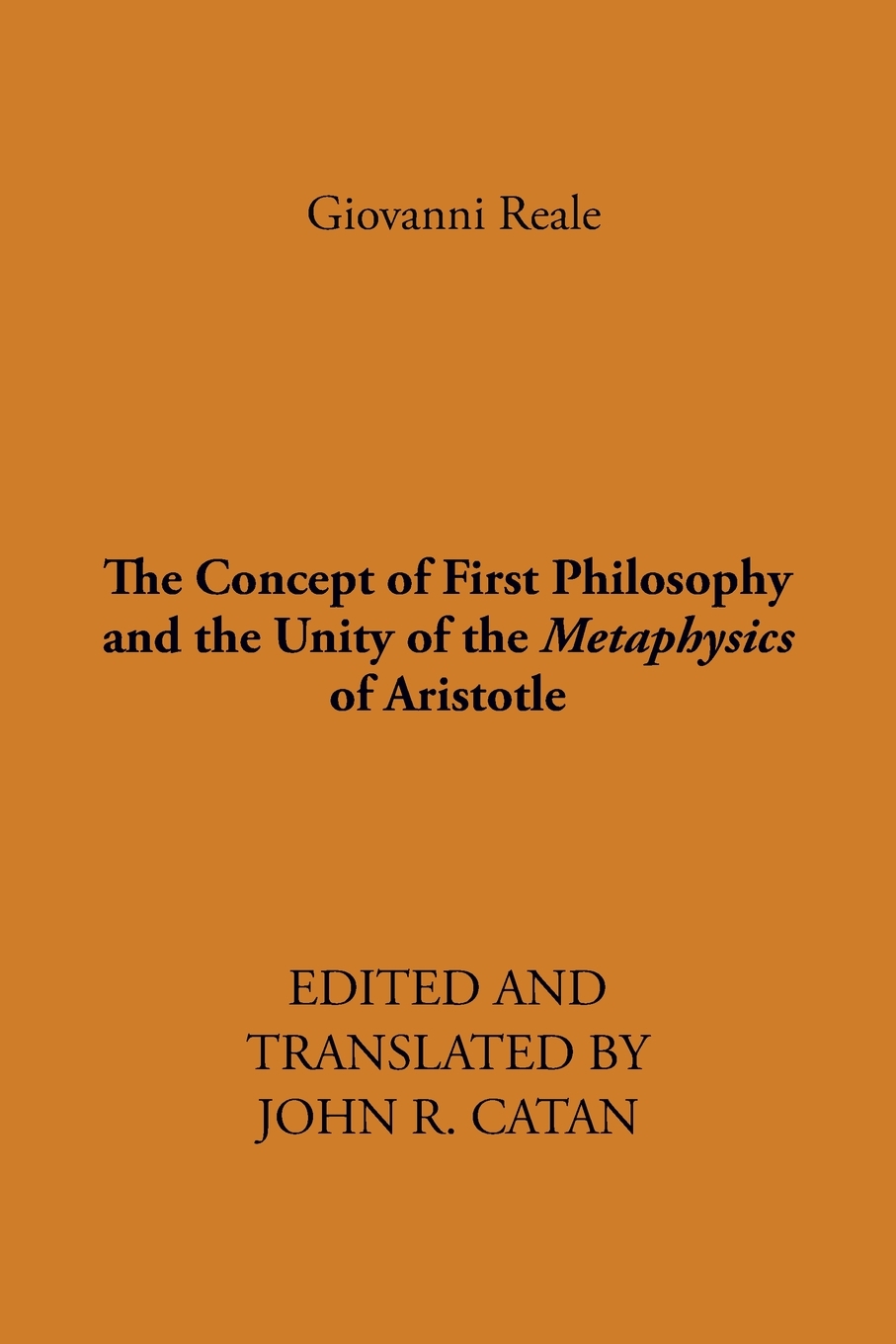 Buy The Concept of First Philosophy and the Unity of the Metaphysics of ...
